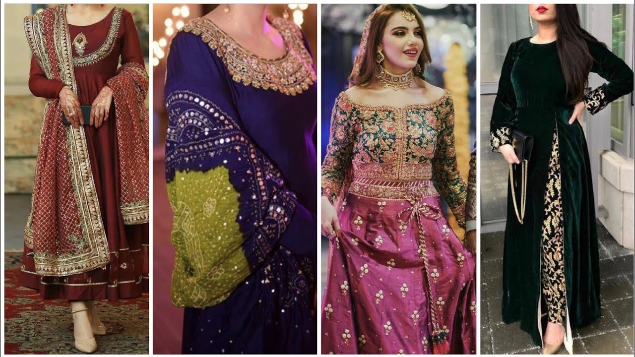 Latest/ New Mahendi,Walima,Baraat Function Suit Dresses Design For ...