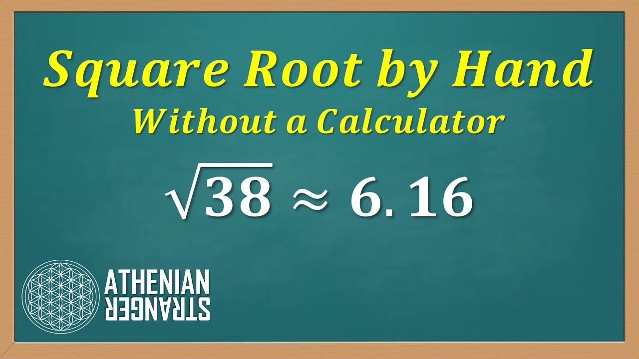 Find Square Root By Hand Without Calculator YouTube