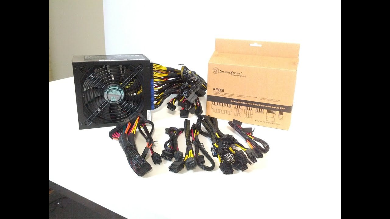 [HD] The Silverstone PP05 Short Power Supply Cable Kit for Small Form ...