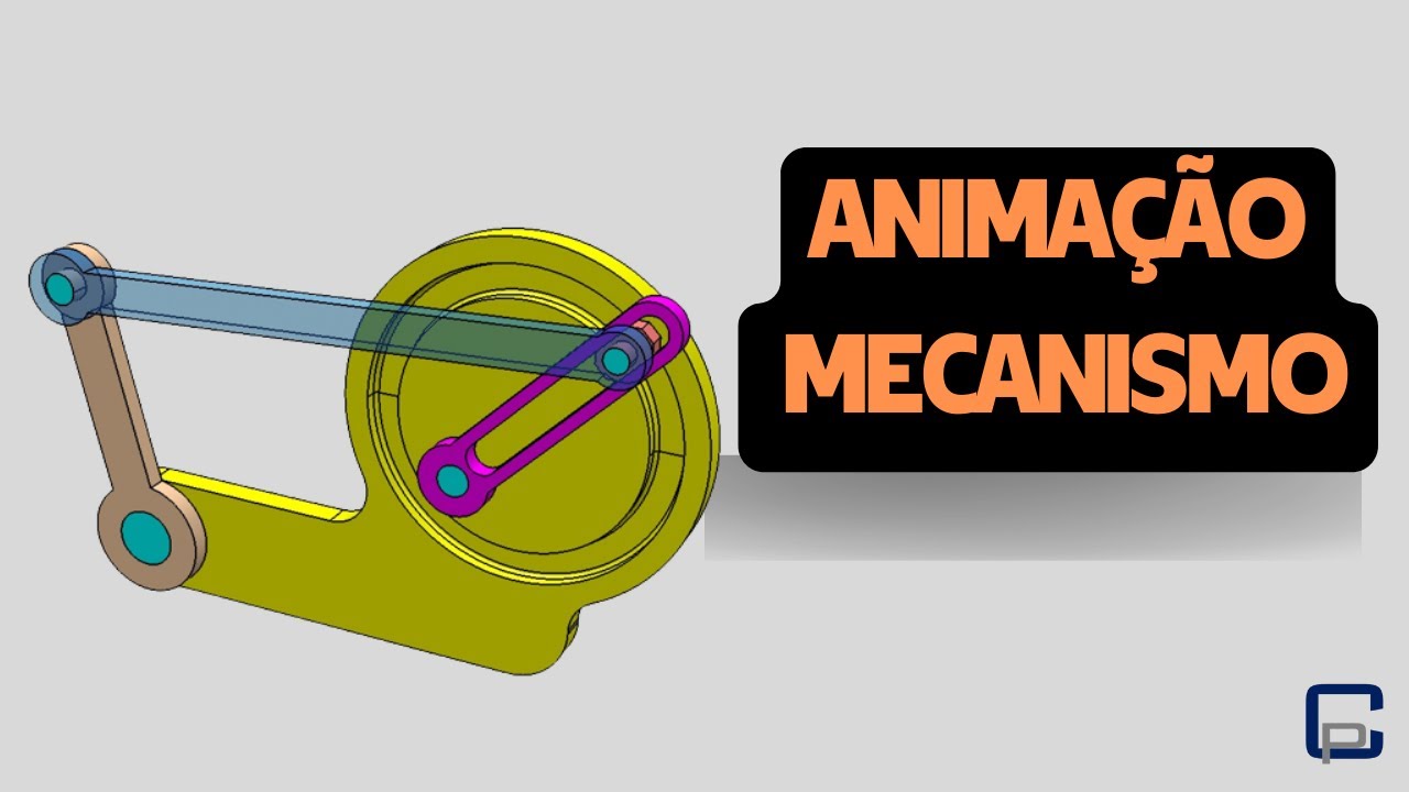 ANIMAÇÃO DE MECANISMOS MECÂNICOS SIMPLES #283 - CONCEITO ACIONAMENTO ...