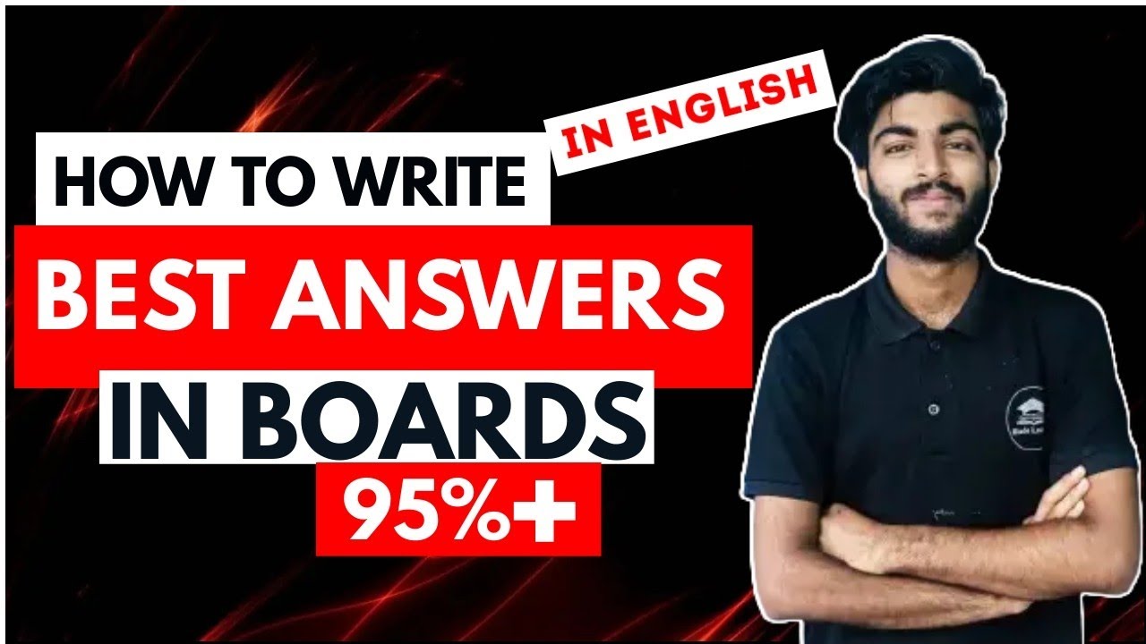 How To Write Answers In Board Exam | How to improve answer writing for ...
