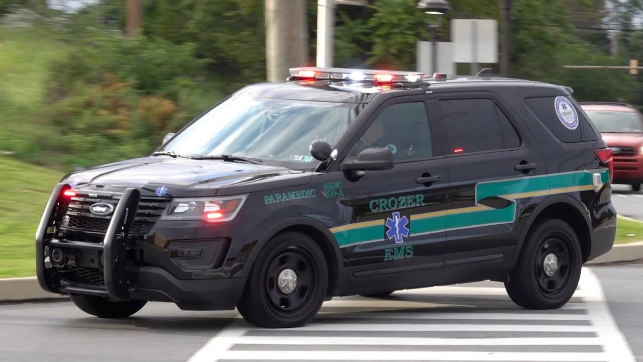 Crozer EMS Medic 100A Responding - YouTube
