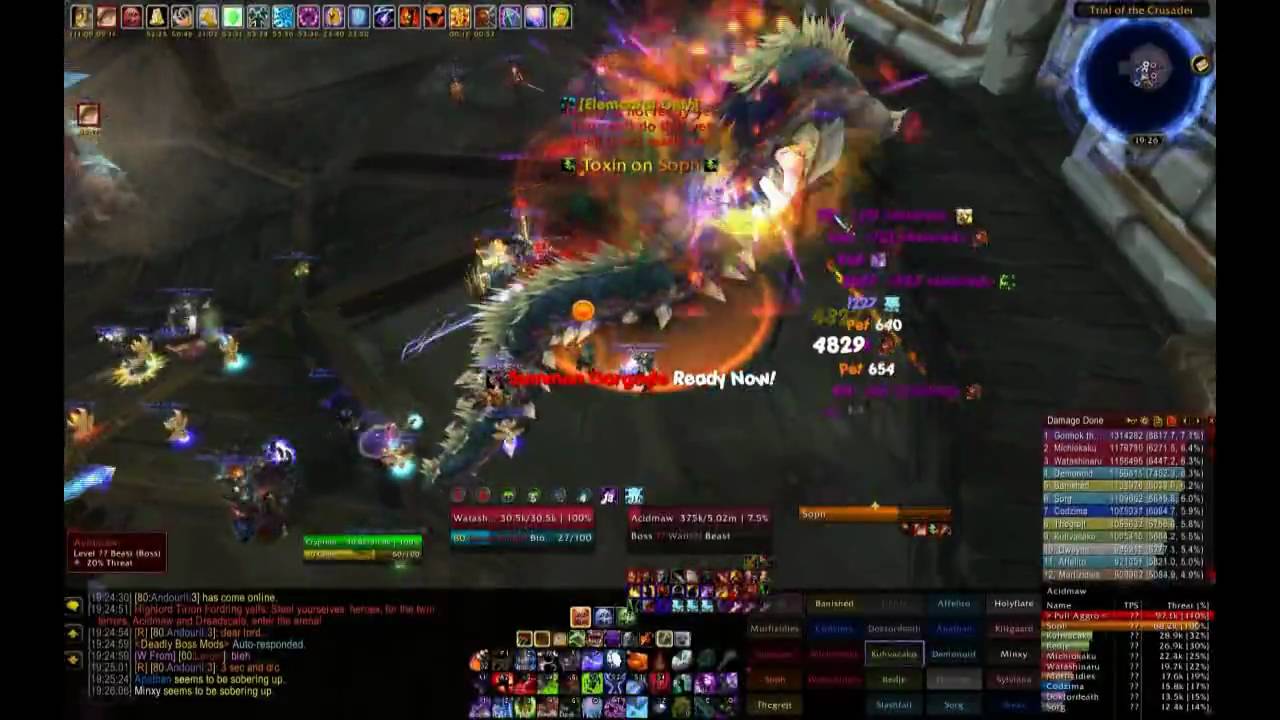 Northrend Beasts 25 man normal - Epiphany - YouTube