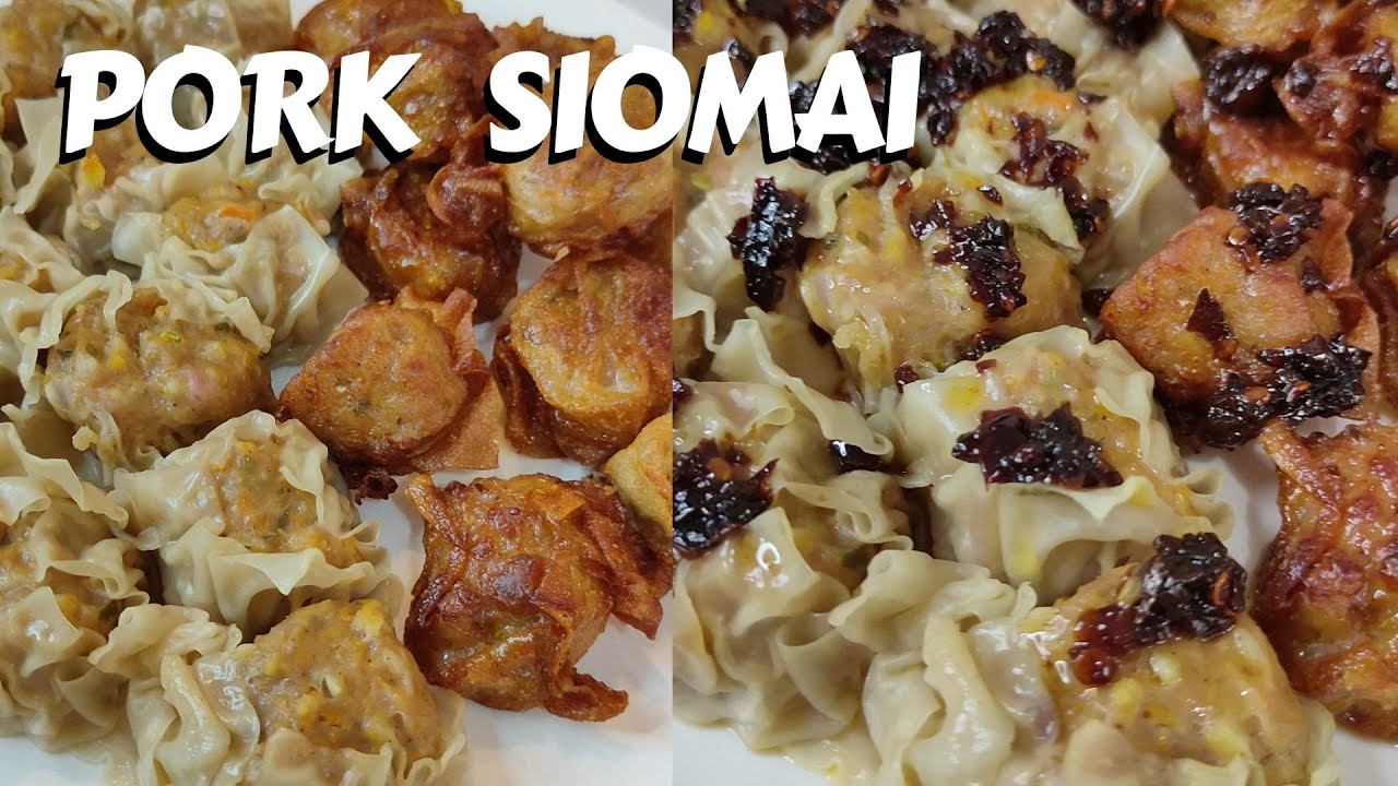 How To Make Pork Siomai Pork Siomai Recipe Homemade Siomai
