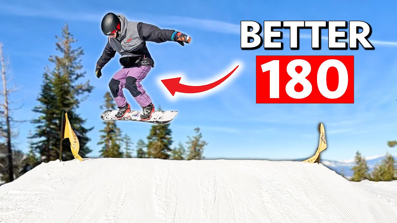 Try This To Backside 180 Better On Your Snowboard - YouTube