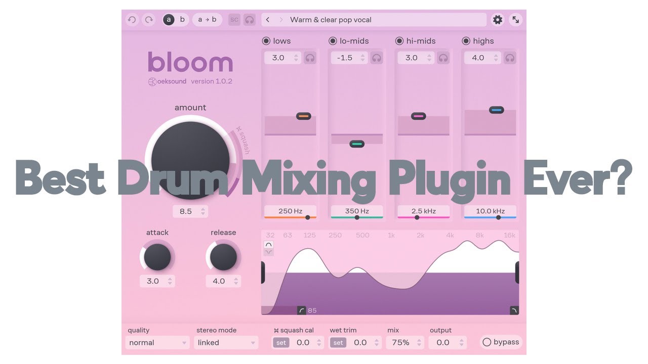 Bloom by Oeksound (best drum mixing plugin ever?) - YouTube