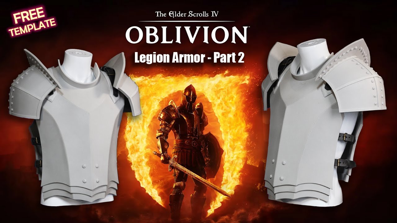 How to Make Knight Chest Armor for Cosplay - Foam Armor Pauldron ...