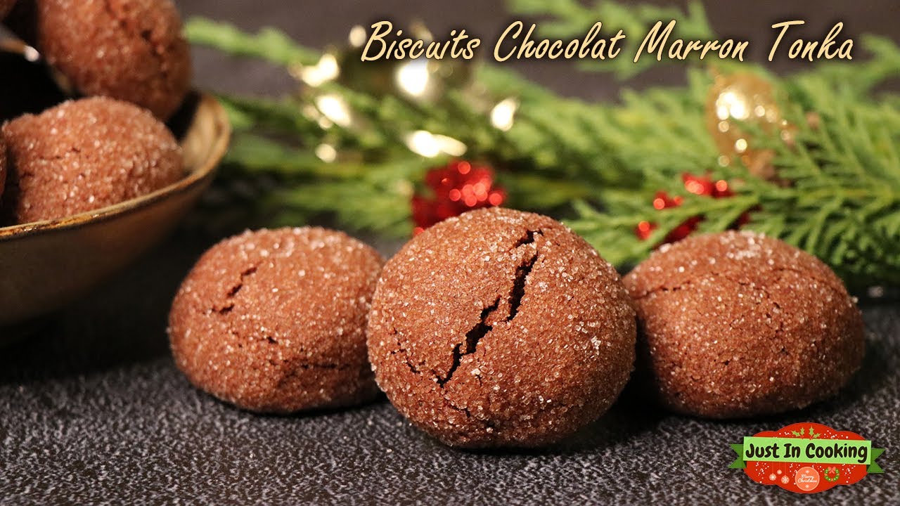 Recette des Biscuits de Noël Chocolat, Crème de Marrons, Fève Tonka ...