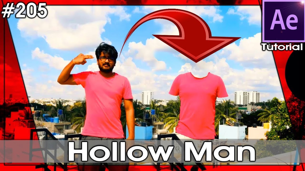 Hollow Man | Invisible Man - After Effects tutorial by Balu Prime - YouTube