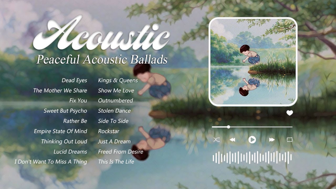 New English Love Songs 2024 🎶 Acoustic Covers for Chill Relaxation ...