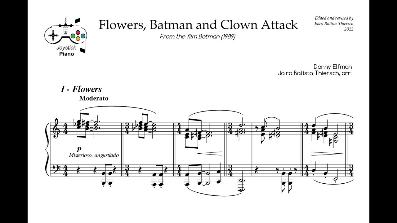 Batman (1989) - Flowers, Batman and Clown Attack (Jairo Batista ...