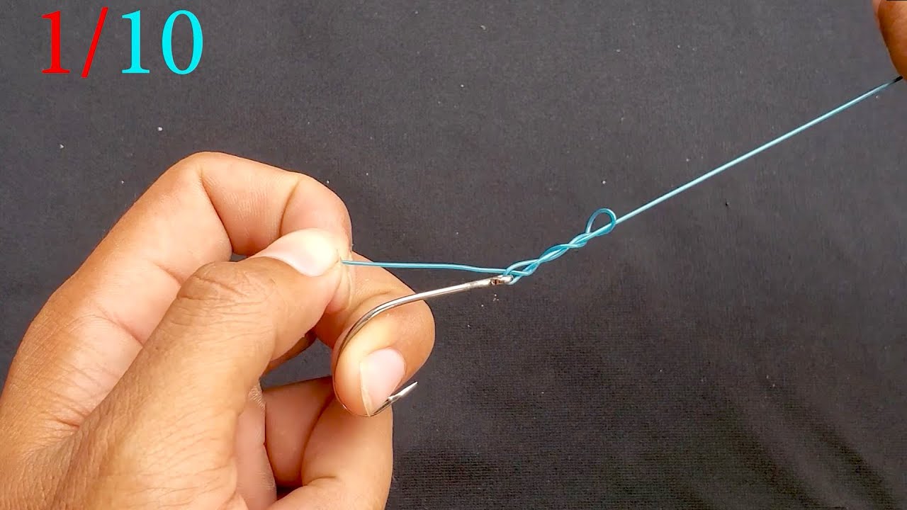 10 Simple Fishing Knots But Strongest Knots - YouTube