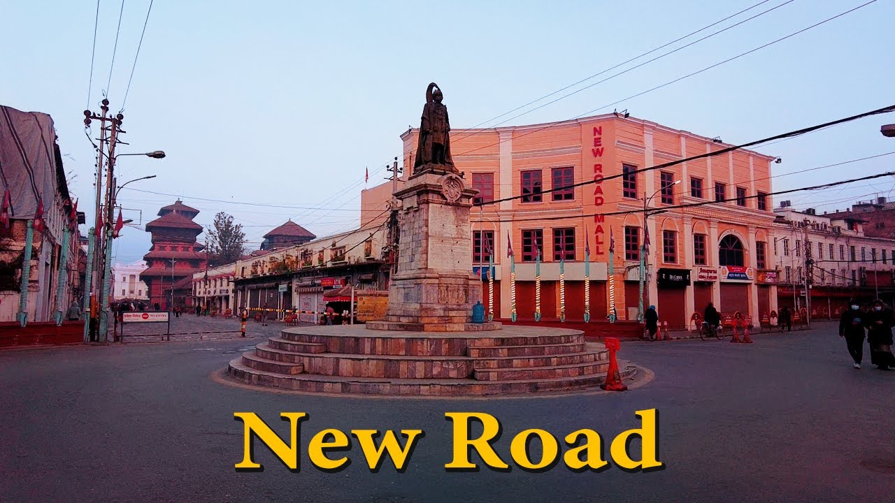 Peaceful Morning Walk in New Road, Kathmandu City | Historic Old Towns ...