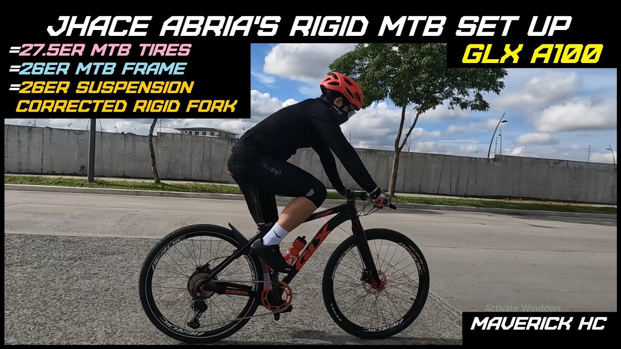 27.5ER x 2.0 MTB Tires sa 26ER MTB Rigid Fork & sa 26ER GLX A100 MTB ...