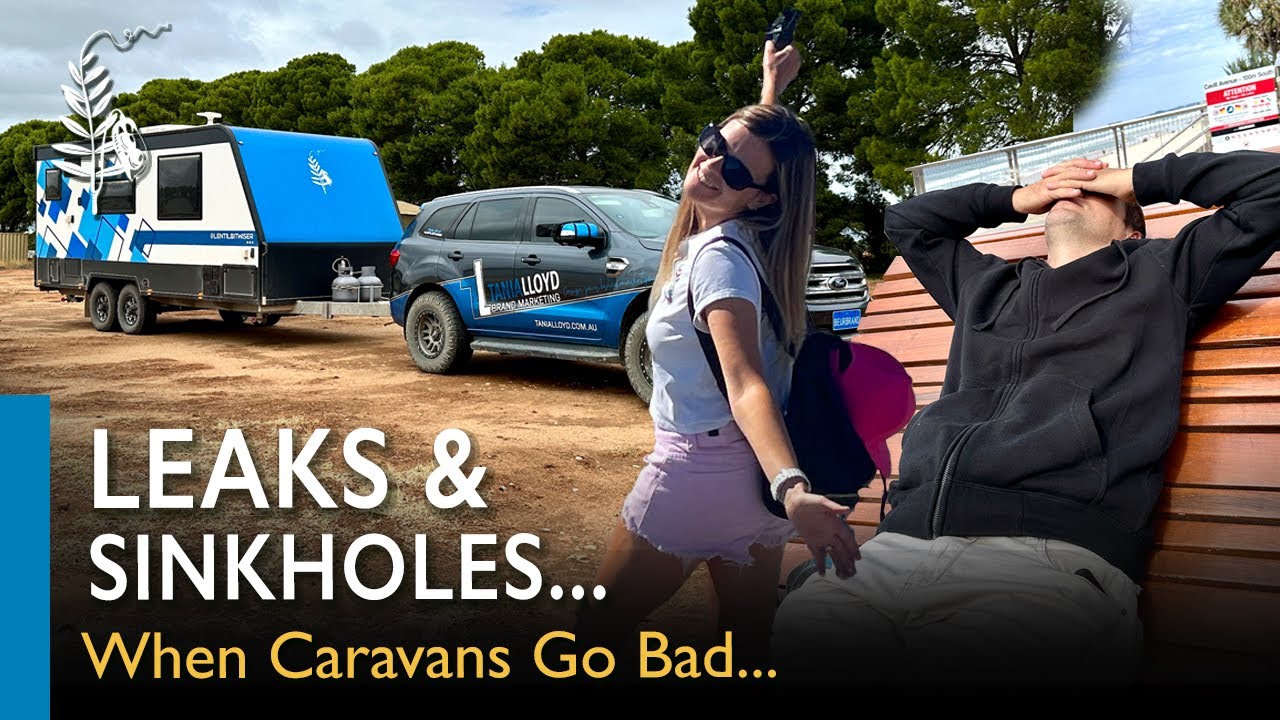 S2 E14 A Leaking Caravan, A Sinkhole & A Plane Trip... Caravanning QLD ...