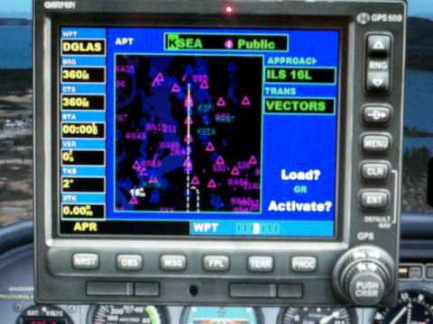 How to use the GPS on FSX. - YouTube