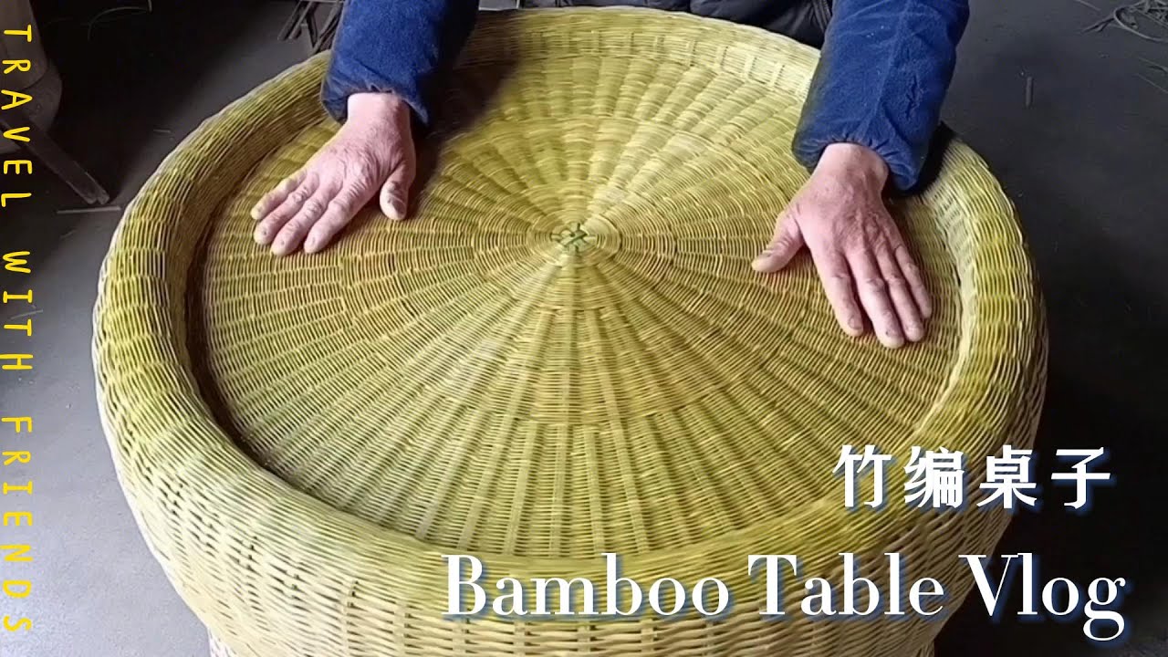 Handmade Vlog：Bamboo Table Weaving Art， Aesthetic and Functional 🎋竹编艺术 ...