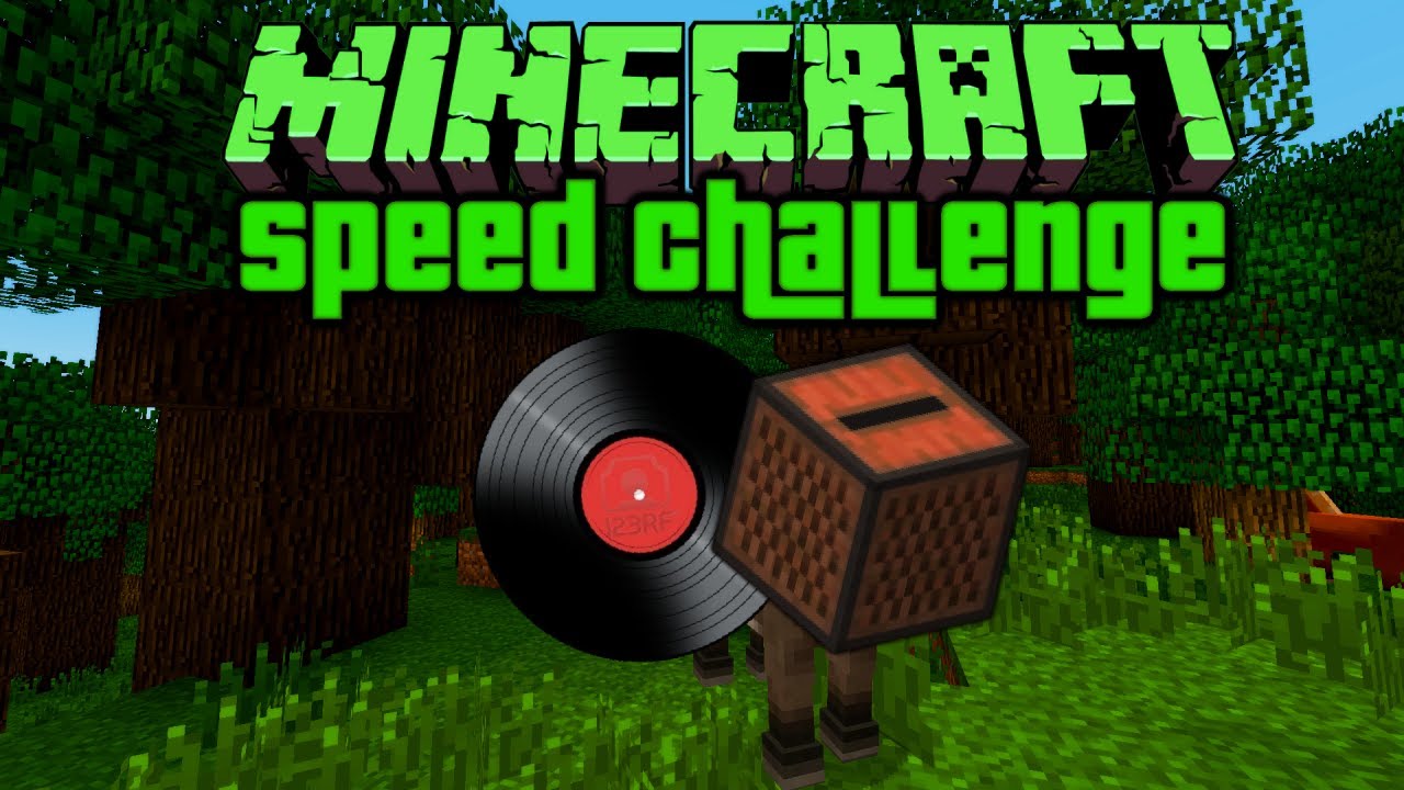 Minecraft: Speed Challenge #12 - "No Jump Music" - YouTube