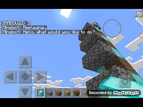 Comment avoir un robot sur minecraft pe (minebot) - YouTube