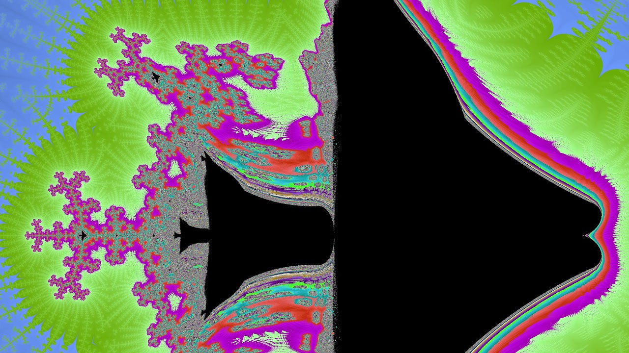 Zoom into the Celtic Fractal - YouTube