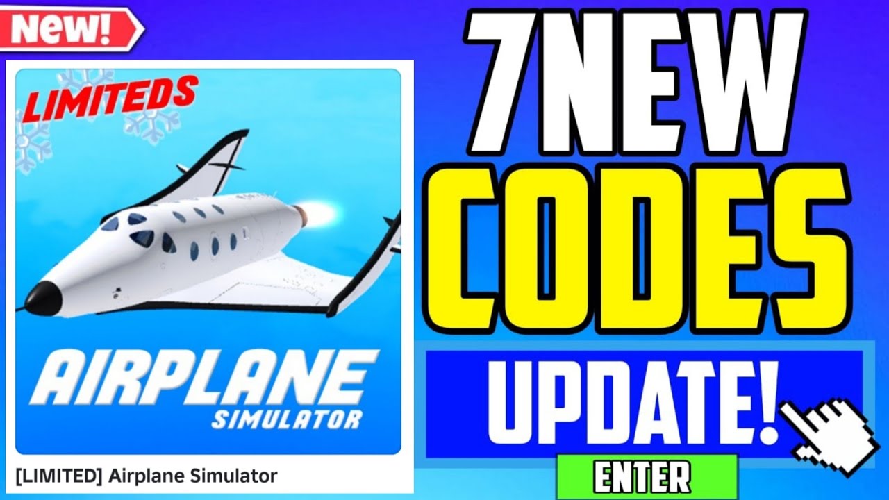 *SECRET UPDATE!* | Airplane Simulator CODES 2025 (ROBLOX Airplane ...