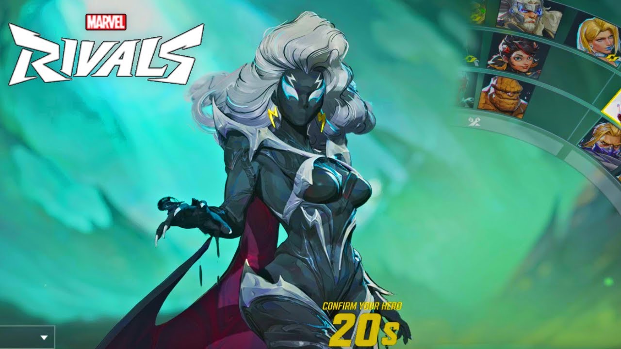 Marvel Rivals - Symbiote Storm Skin Gameplay (No Commentary) HD - YouTube