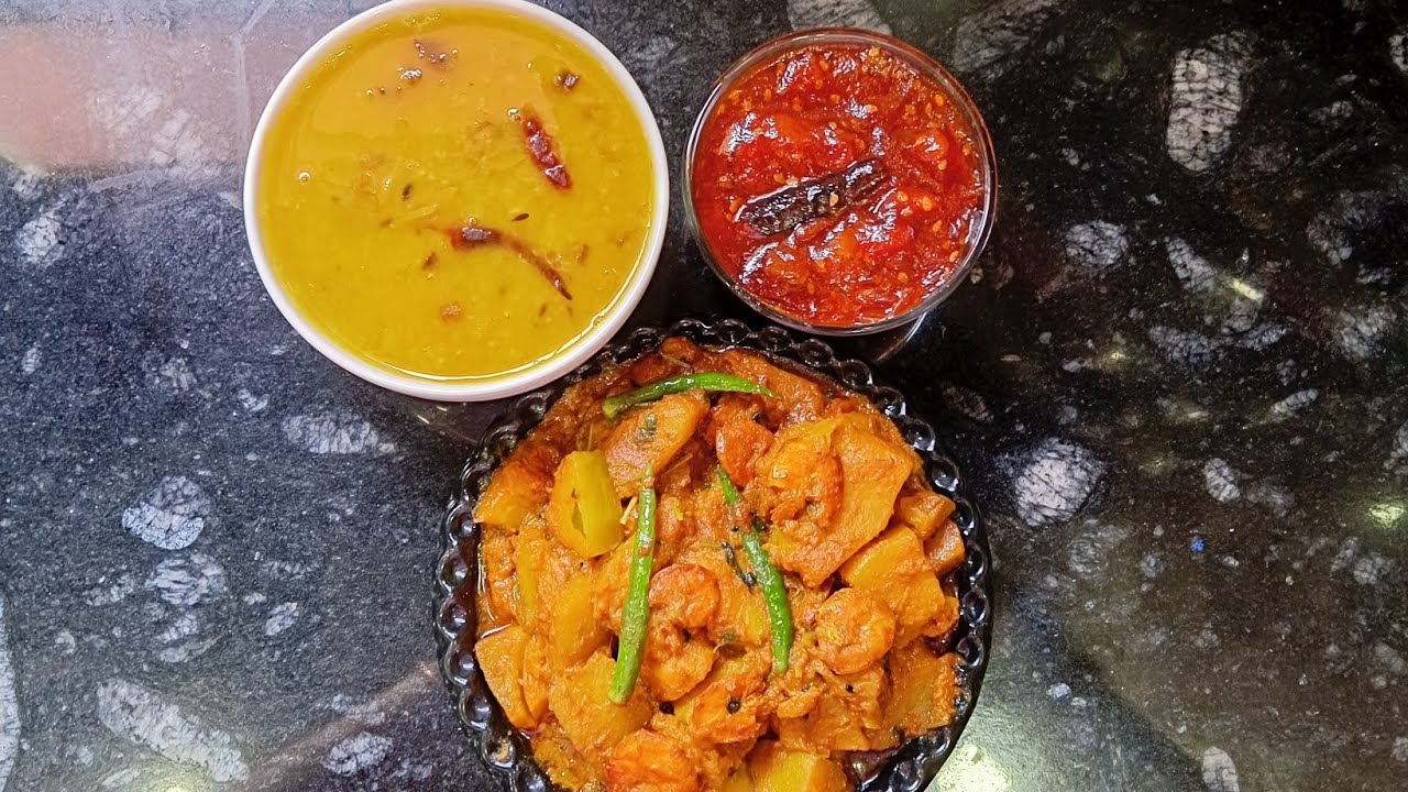 Cook with Afsana is live Bengali Style Kaddu 🦐 Jhinga Masoor ki dal 💕 ...