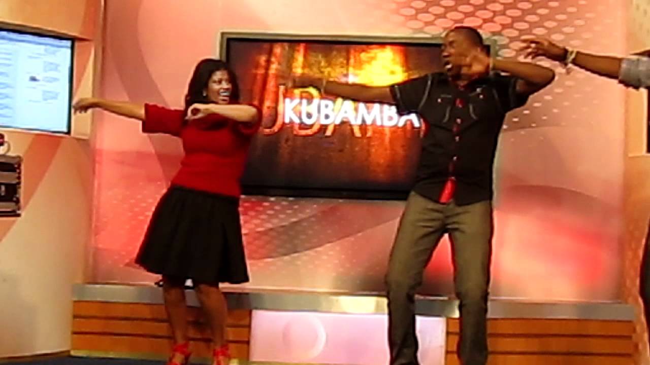 Julie Gichuru and DJs Celeb and Moz Dancing During Kubamba - YouTube
