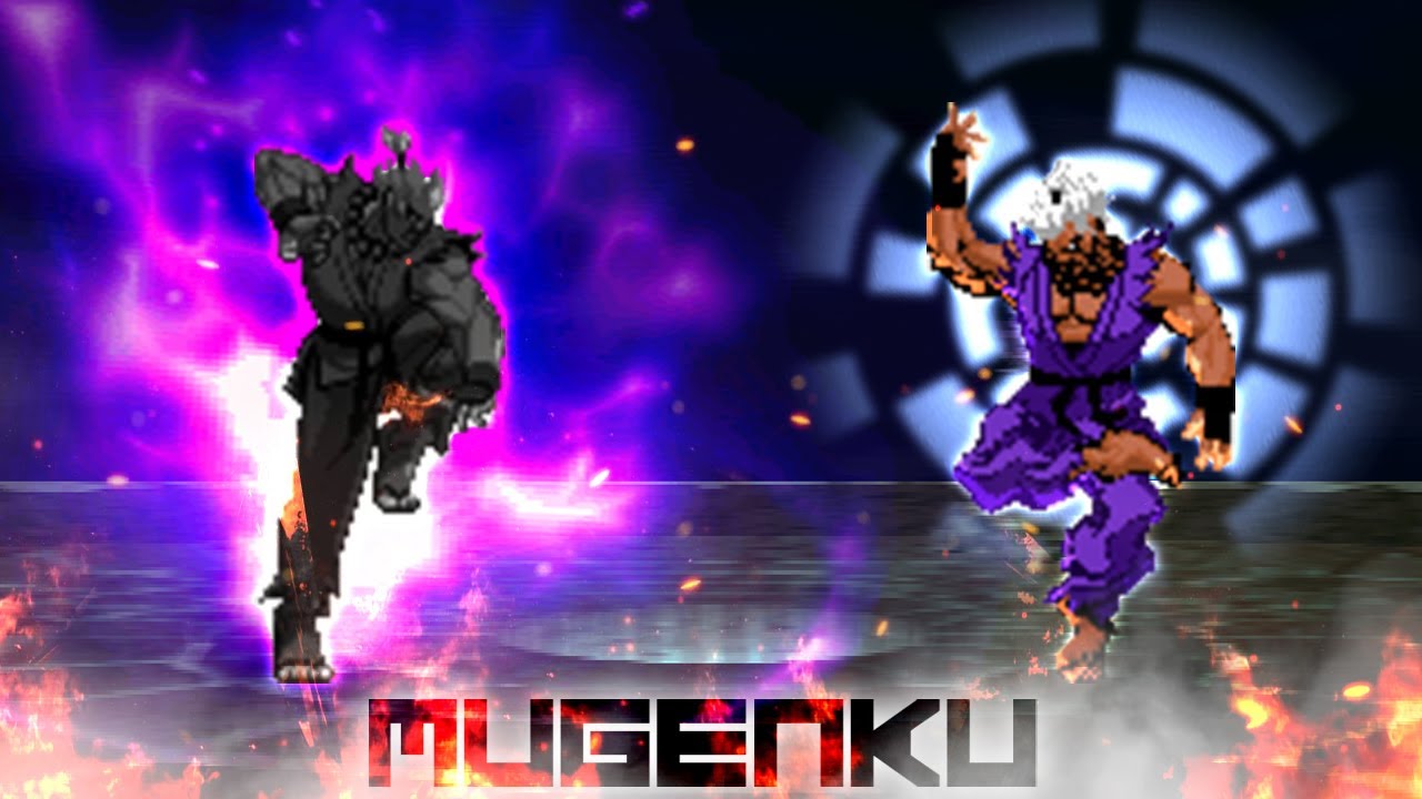 Shin Oni vs God Akuma. Street Fighter MUGEN Multiverse - YouTube