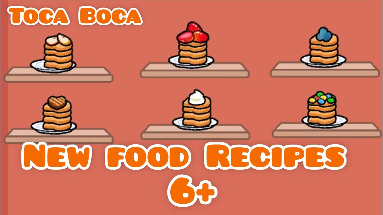 New Food Recipes 6+ In Toca Boca ||Food Recipes|| - YouTube