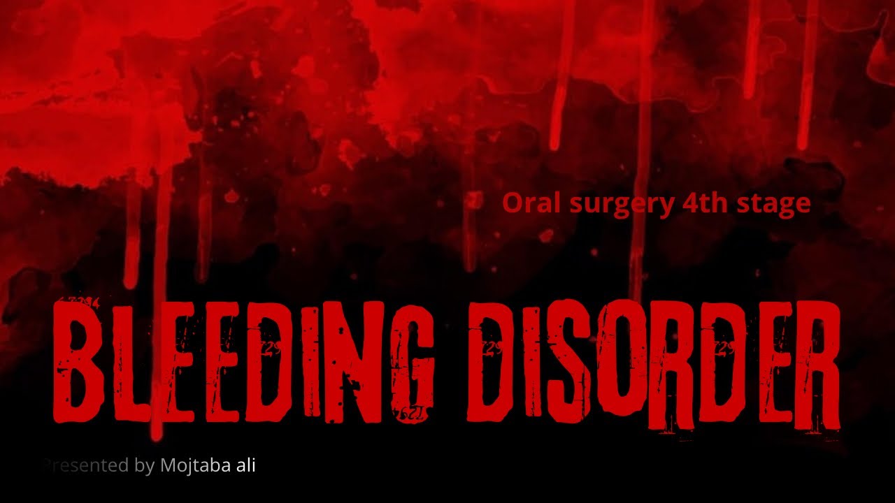 شرح محاضرة bleeding 🩸 disorders part 1 - YouTube