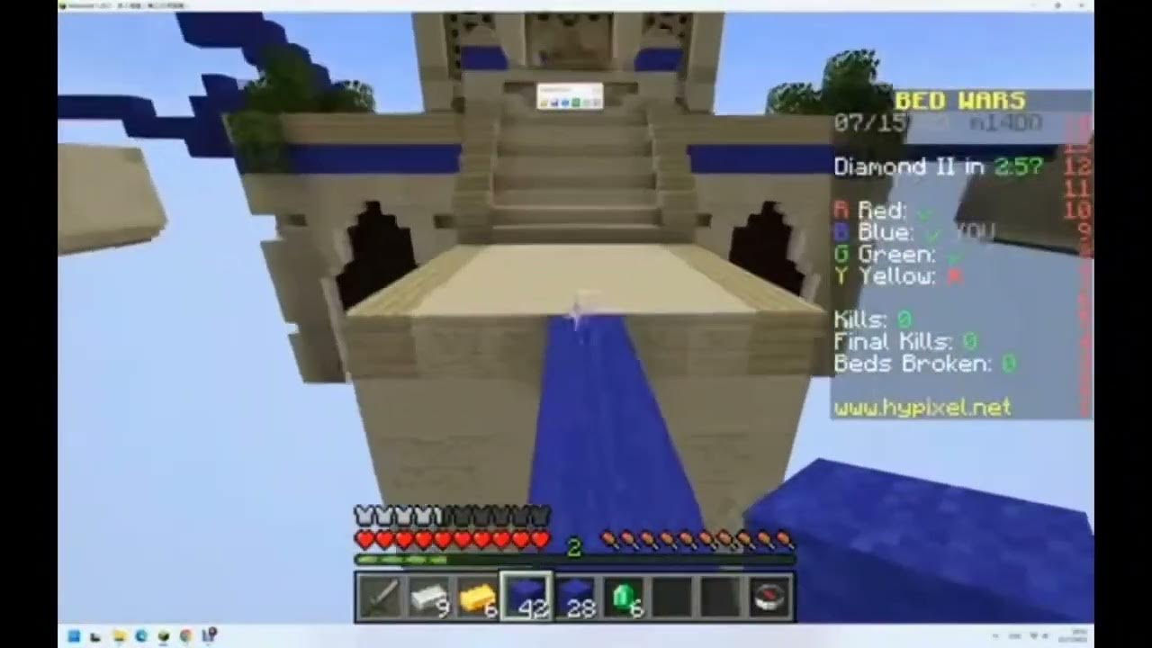 my first time play Minecraft java I need more training - YouTube