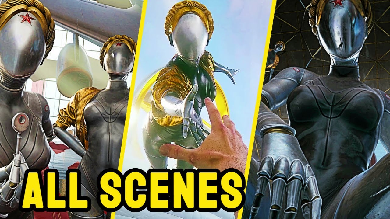 All Soviet Female Robot Twins Scenes - Atomic Heart 2023 - YouTube