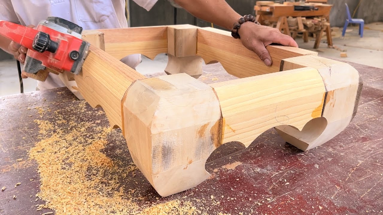 Top Notch Workmanship Of Talented Carpenters // Multi Function Shelf ...