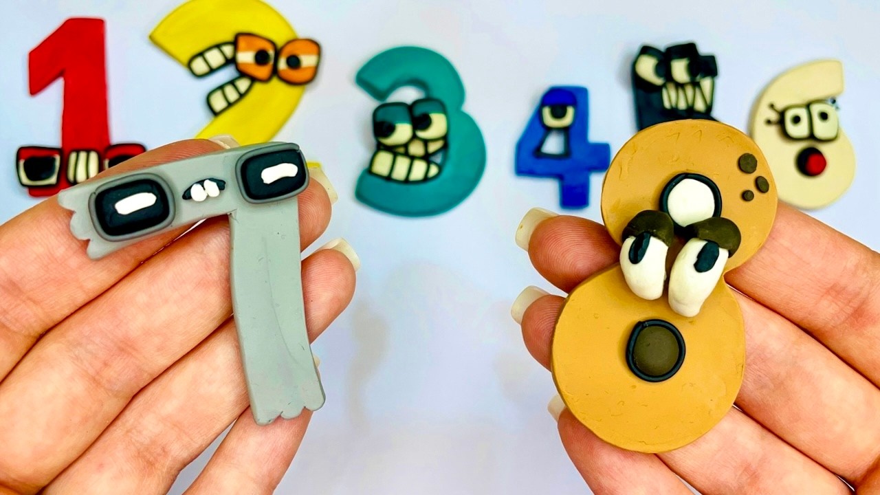 Clock Number Lore 7, 8 | Alphabet Lore | Clay - YouTube