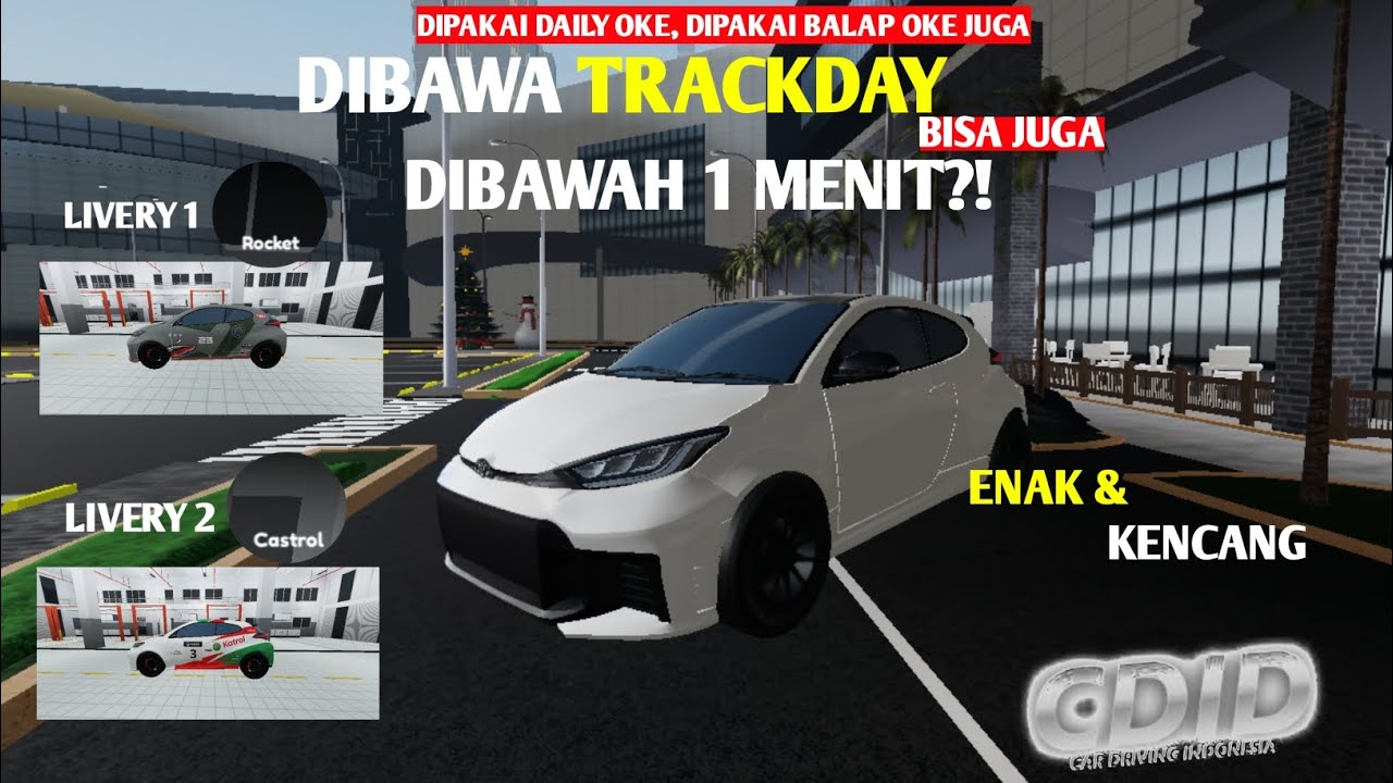 MOBIL BALAP SEKALIGUS BUAT DAILY TERENAK DI CDID| GR YARIS, ADA LIVERY ...