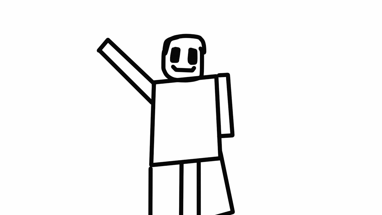 A Roblox noob waving 👋 - YouTube