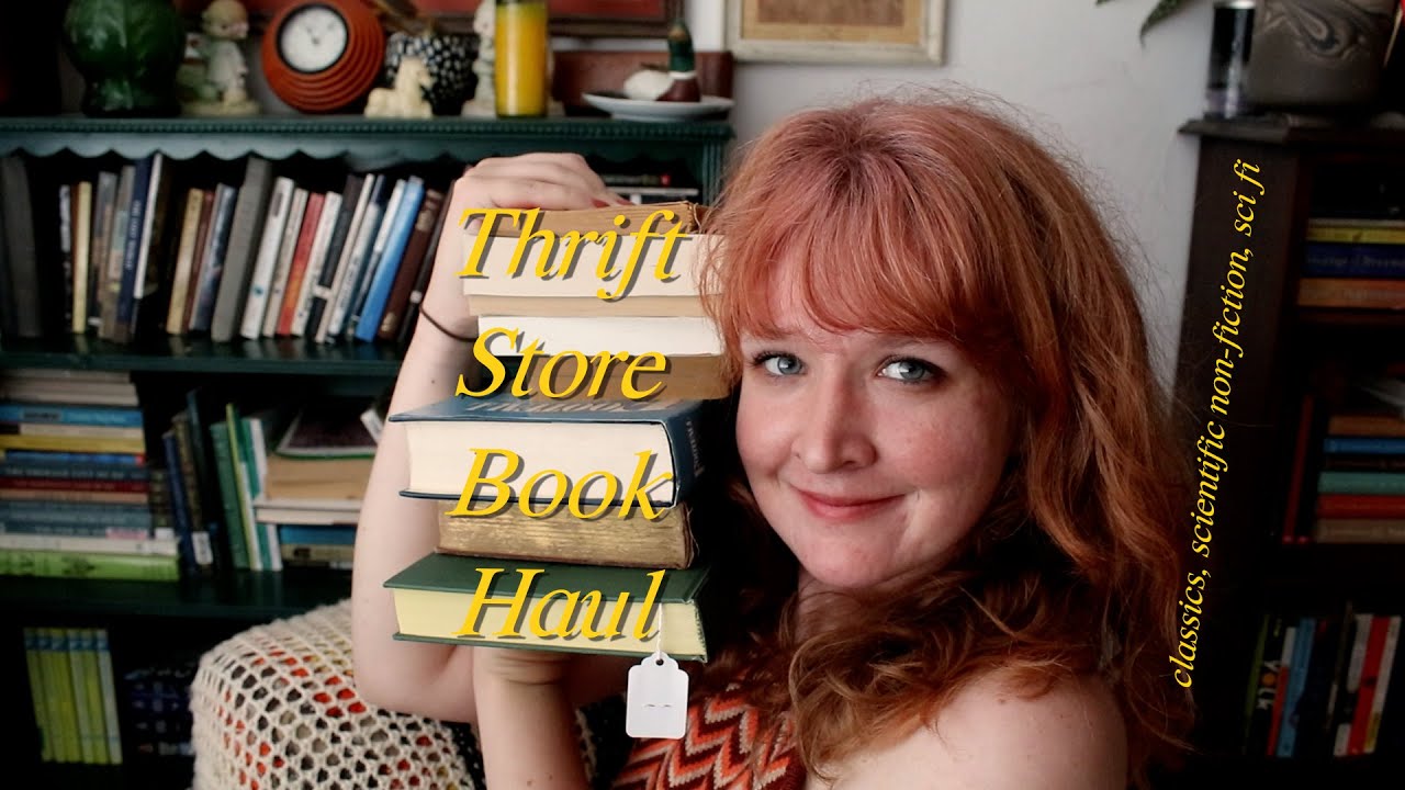 thrift store book haul (plus 5 more books I couldn’t resist) - YouTube