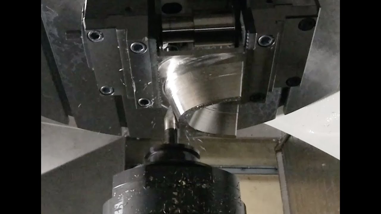 High feed milling and barrel milling on a Grob - Walter Tools - YouTube