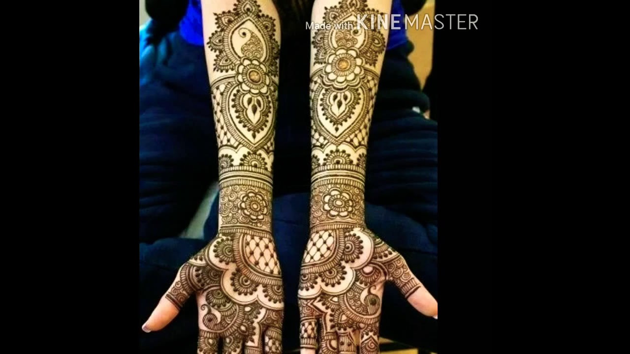 Mandhi design full hand - YouTube