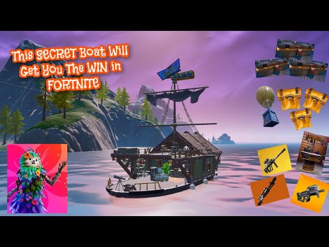 This SECRET BOAT will get you the WIN in Fortnite - YouTube