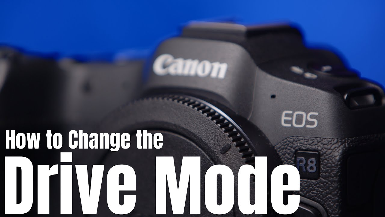 How to Change the Shutter Mode's on the Canon R8 - YouTube