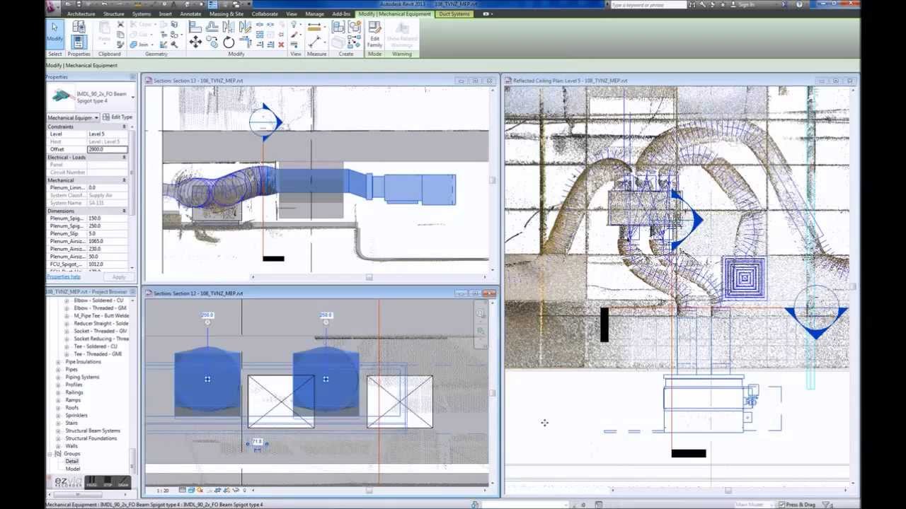 Revit modelling using point clouds and legacy paper based drawings ...