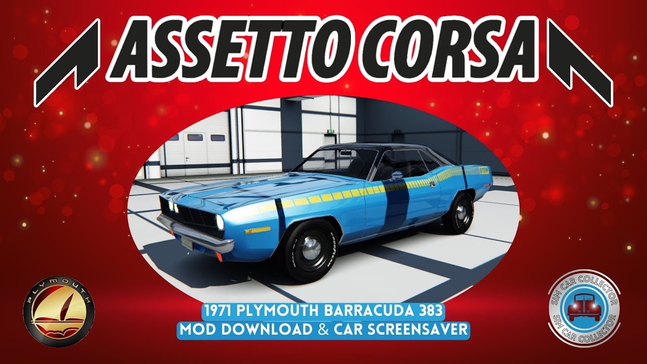 Plymouth Barracuda 383 1971 - Assetto Corsa Car Mods FREE + Car ...