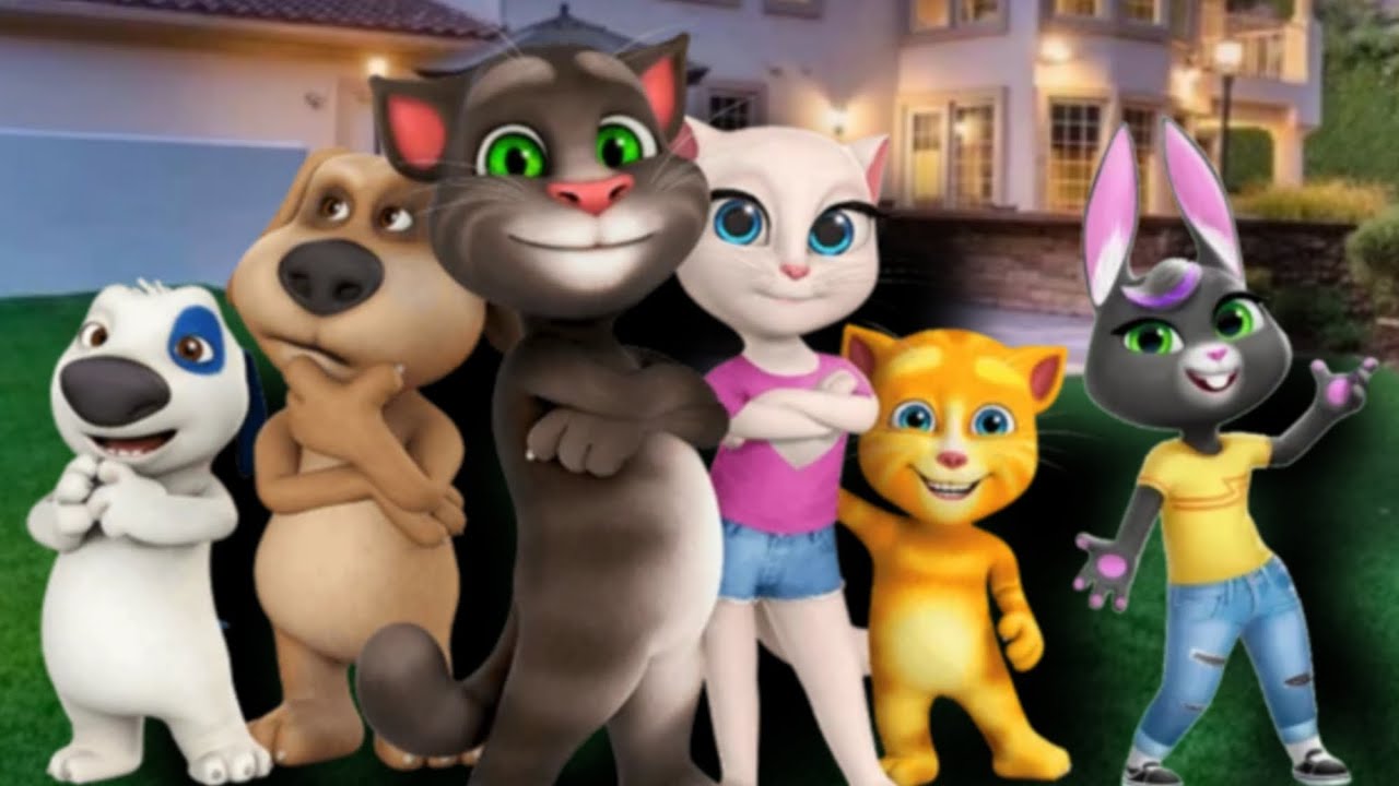 Talking Tom FRIENDS Talking Angela FRIENDS - YouTube