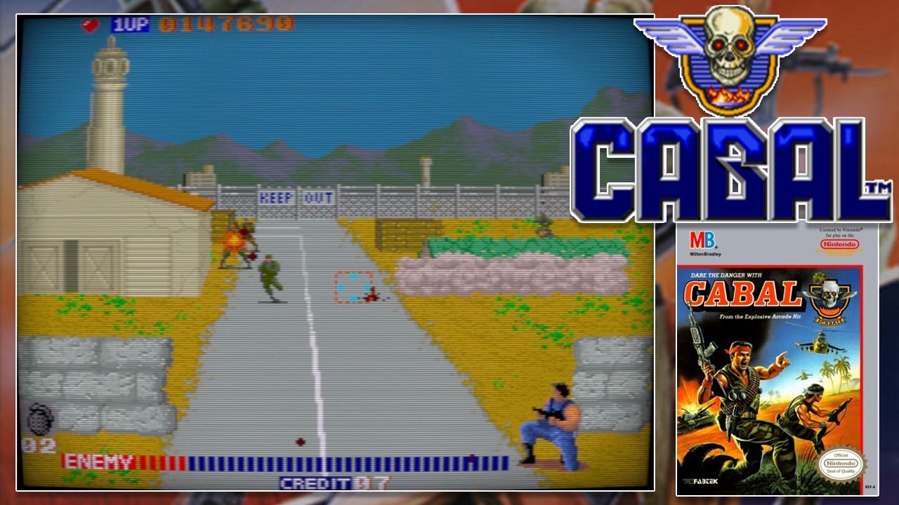 🎮 CABAL (Arcade, Nintendo NES) 🔸 La NAISSANCE d'un GENRE - YouTube