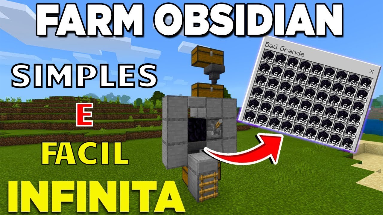 MELHOR FARM DE OBSIDIAN FACIL E SIMPLES - YouTube