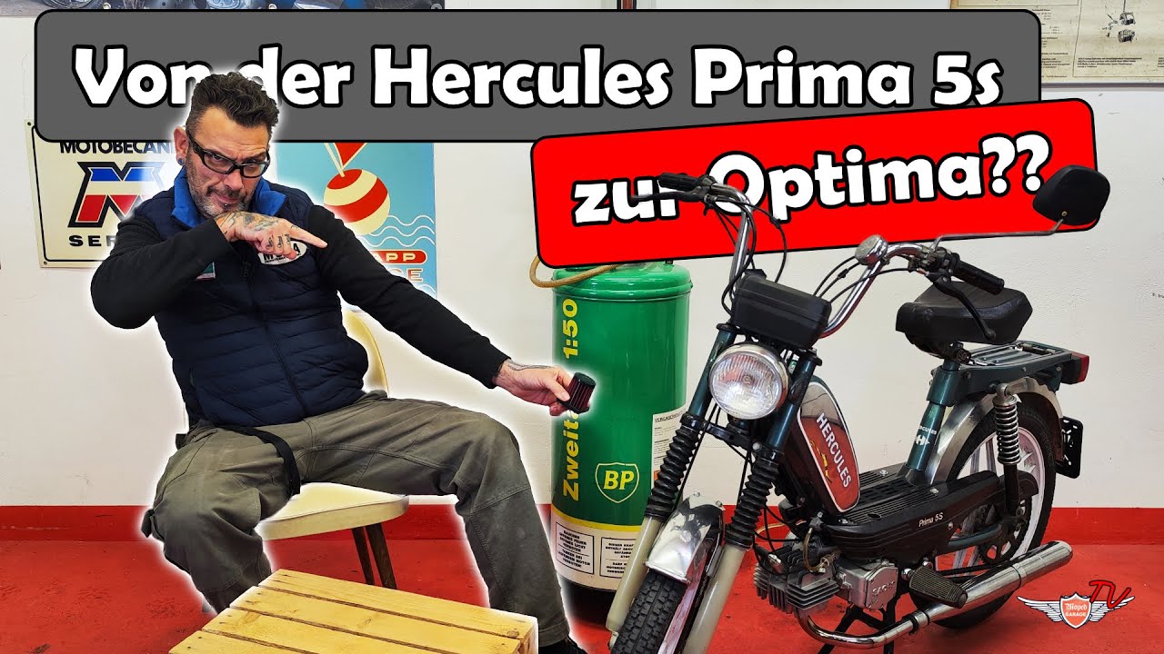 Hercules Prima Upgrade auf Optima mit 40 bis 50 Km/h - YouTube
