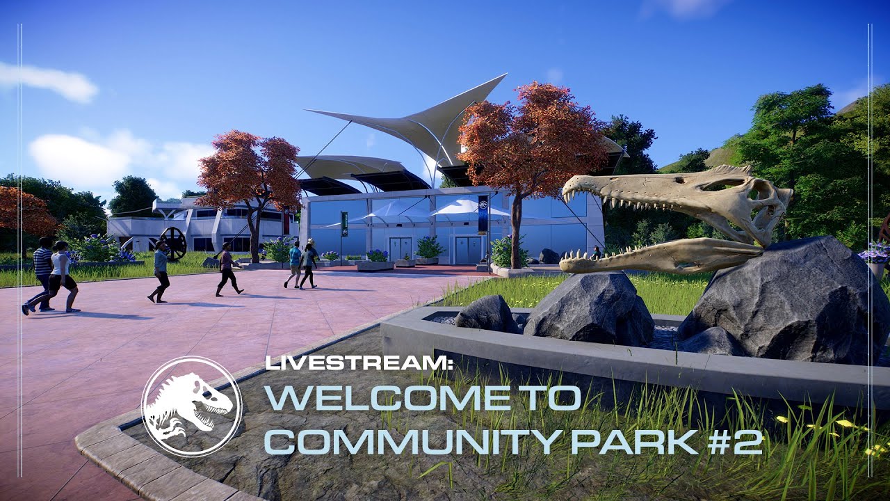 Jurassic World Evolution 2 | Community Park #2 | Sandbox Mode - YouTube
