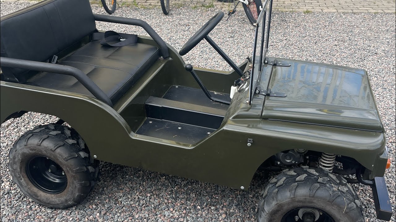 Driving my mini Jeep so fun 🤩 - YouTube
